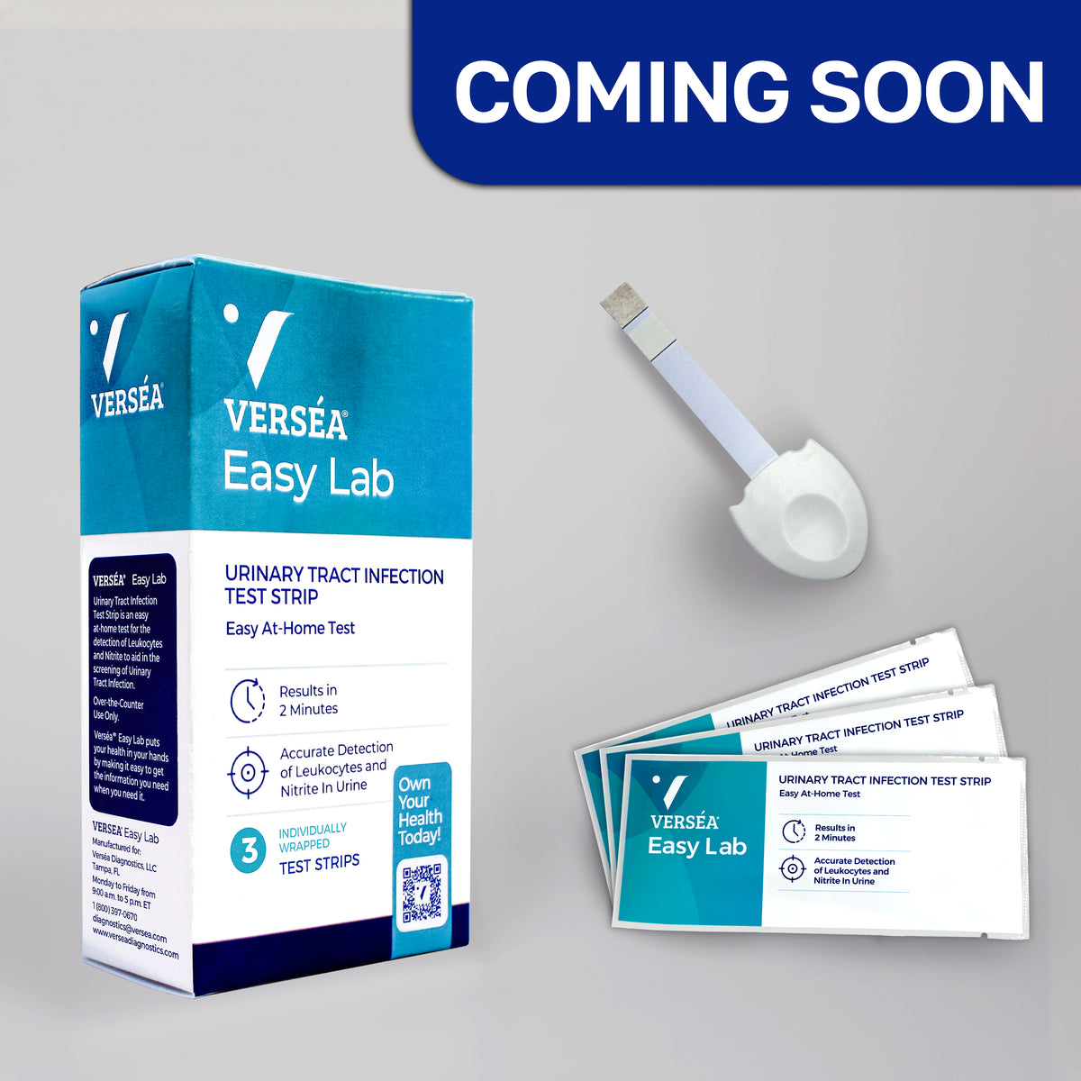 Verséa® Easy Lab Urinary Tract Infection Test Strip 3ct. – CliaSupply